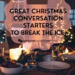 150 Great Christmas Conversation Starters To Break The Ice