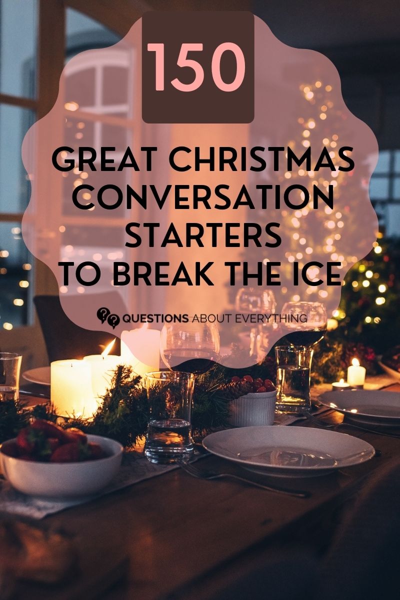 150 Great Christmas Conversation Starters To Break The Ice