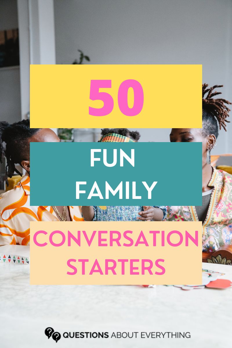 50 Fun Family Conversation Starters and Topics to Talk About